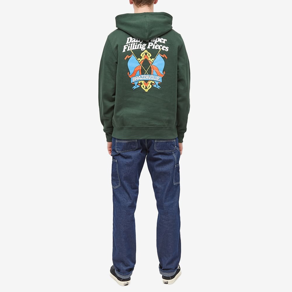 Daily Paper x Filling Pieces Hoody in Green Daily Paper
