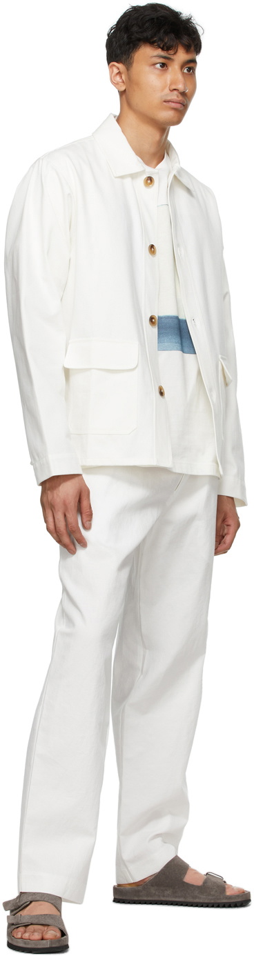 COMMAS White Twill Workwear Jacket Commas