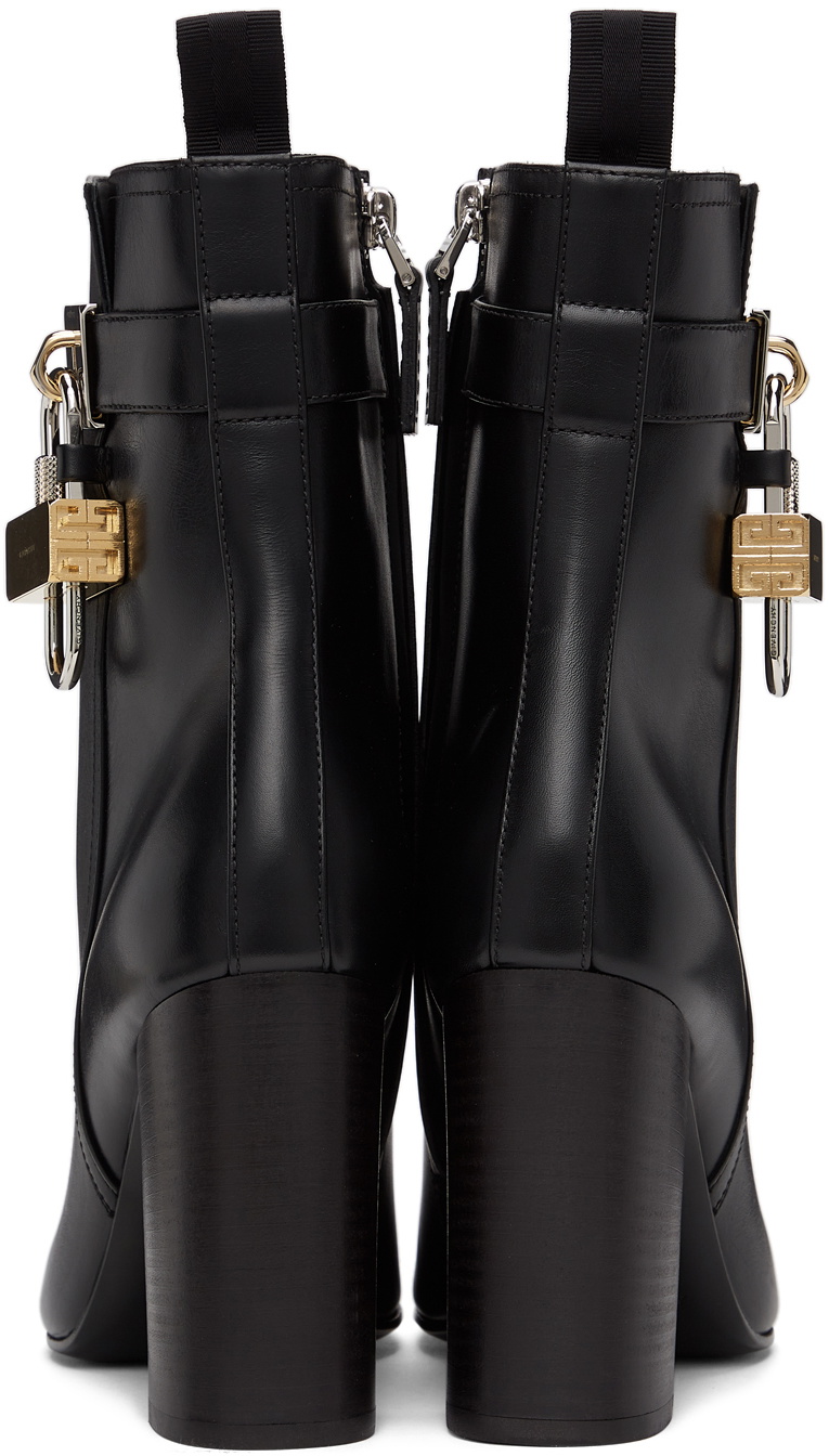 Givenchy Black Padlock Boots Givenchy
