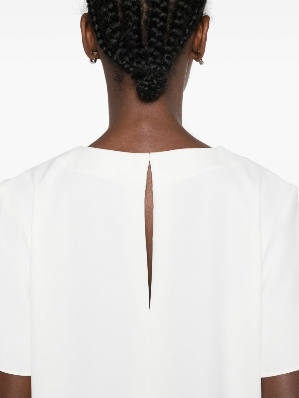 PAROSH - Short Sleeves Cady Blouse Parosh