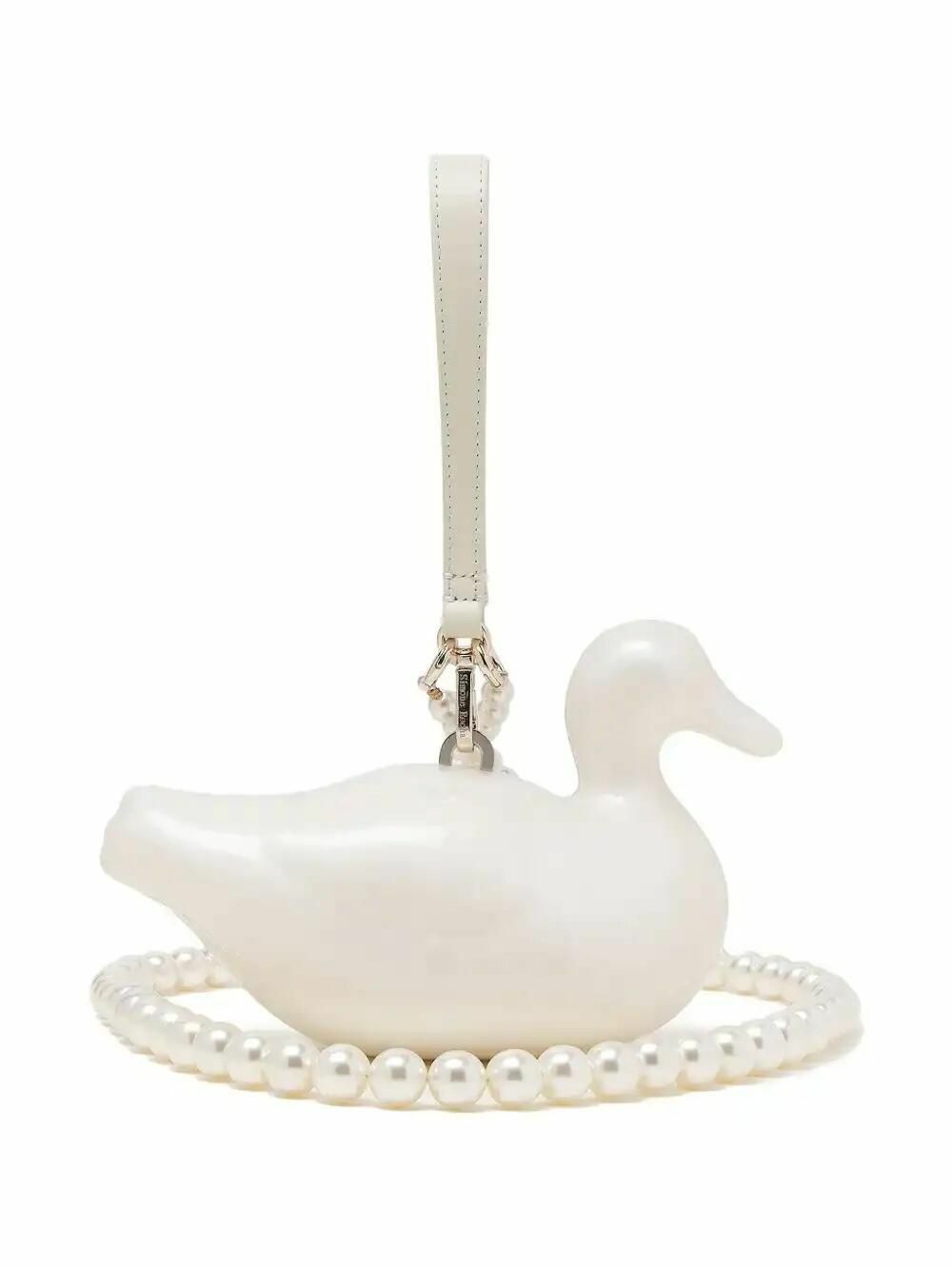 Simone Rocha Pearl Duck Clutch Bag Simone Rocha