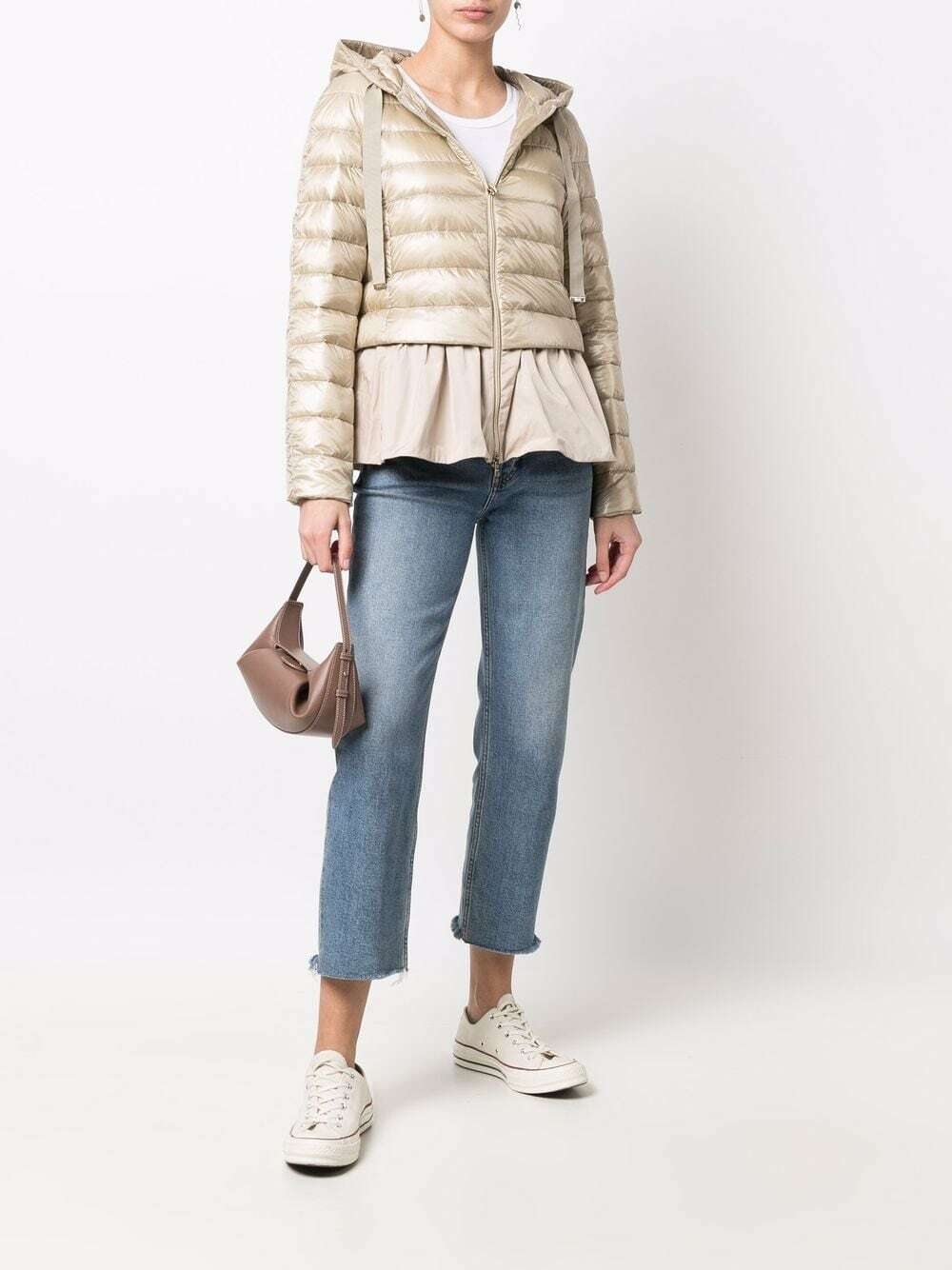 HERNO - Nylon Ultralight Hooded Down Jacket Herno