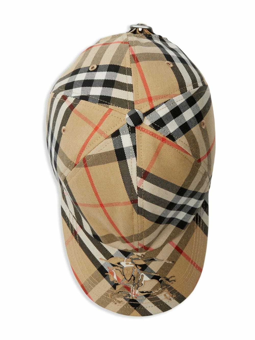 BURBERRY - Check Baseball Cap Burberry