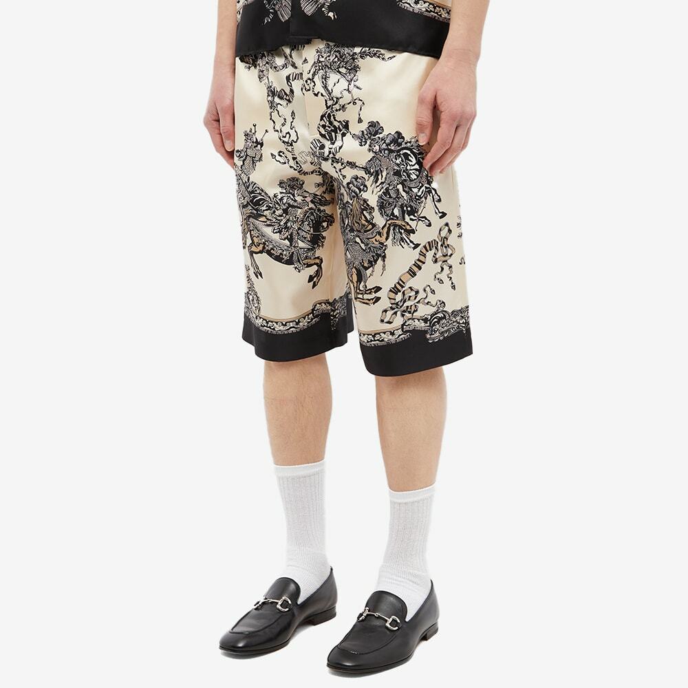 Gucci Men's Patterned Short in Ivory Gucci