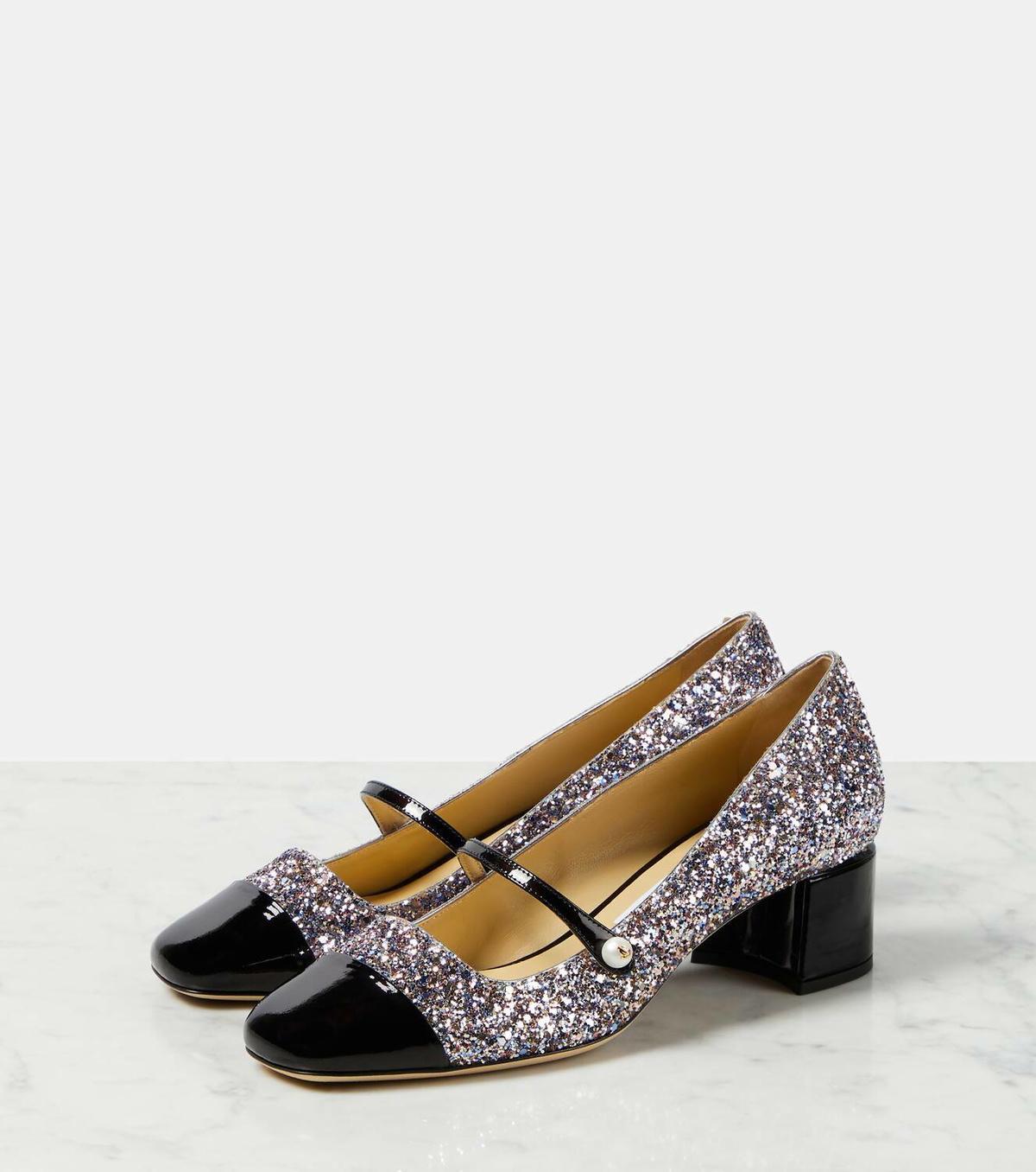 Jimmy Choo Elisa 45 leather Mary Jane pumps Jimmy Choo