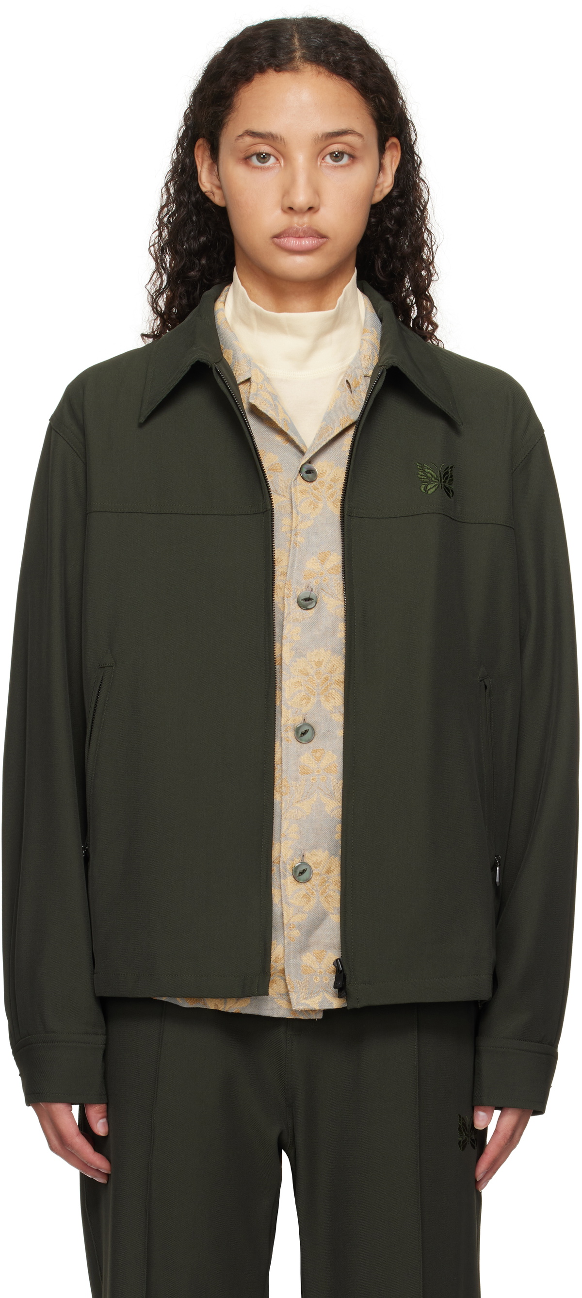 NEEDLES Green Sport Jacket Needles