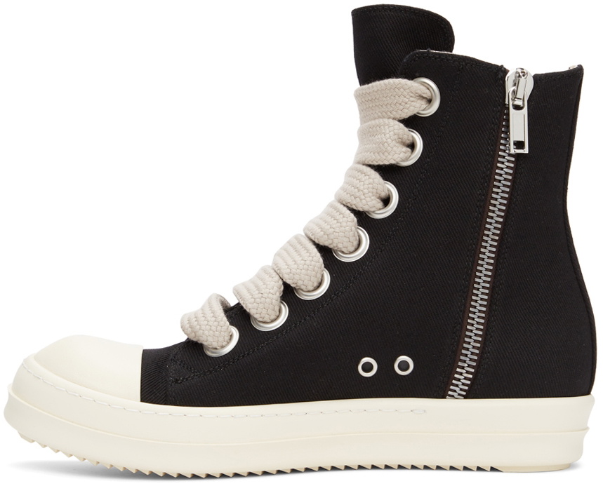Rick Owens Drkshdw Black Jumbo Lace Sneakers Rick Owens Drkshdw Rick Owens Drkshdw Black Jumbo Lace Sneakers Rick Owens Drkshdw