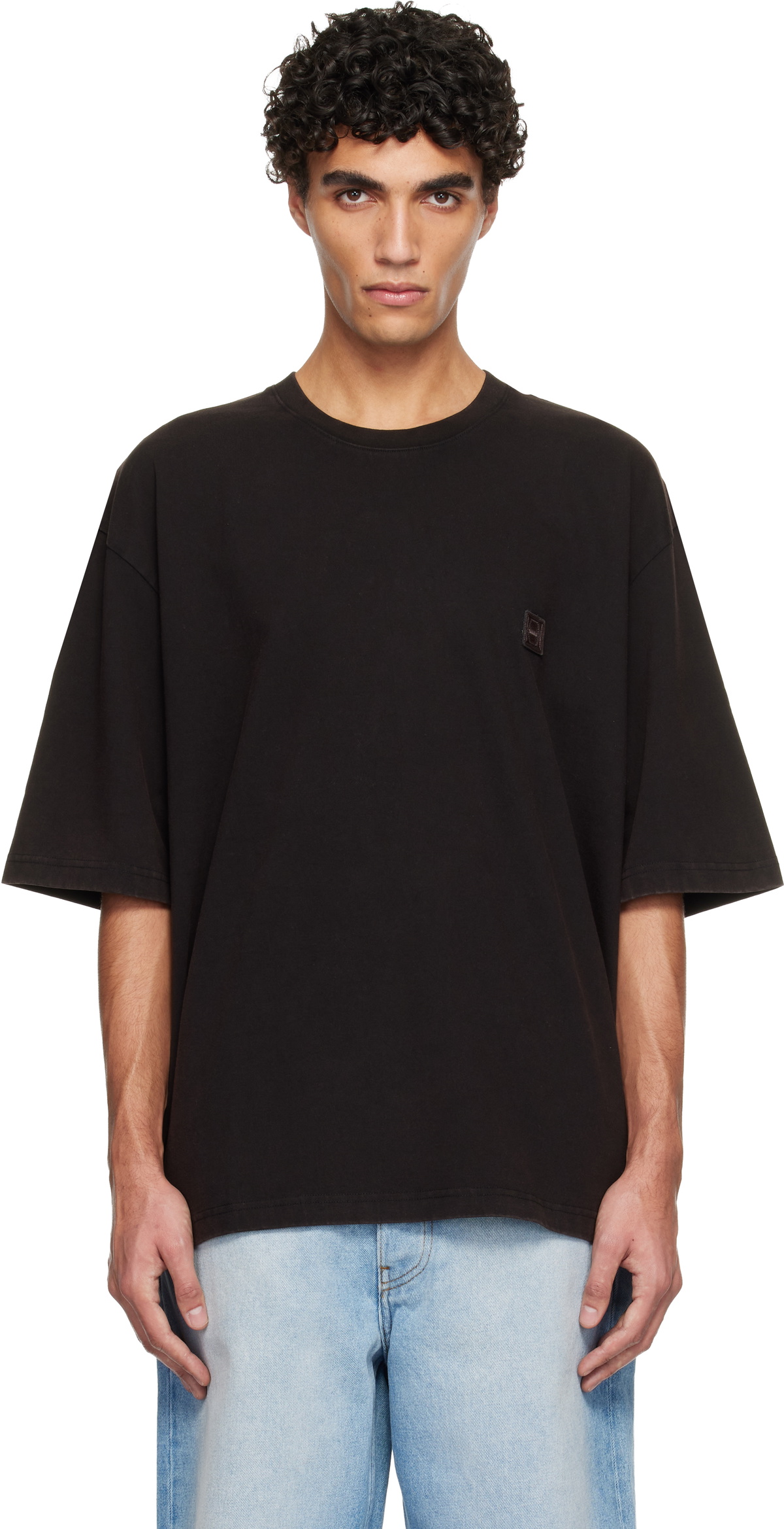Solid Homme Black LP Graphic T-shirt Solid Homme