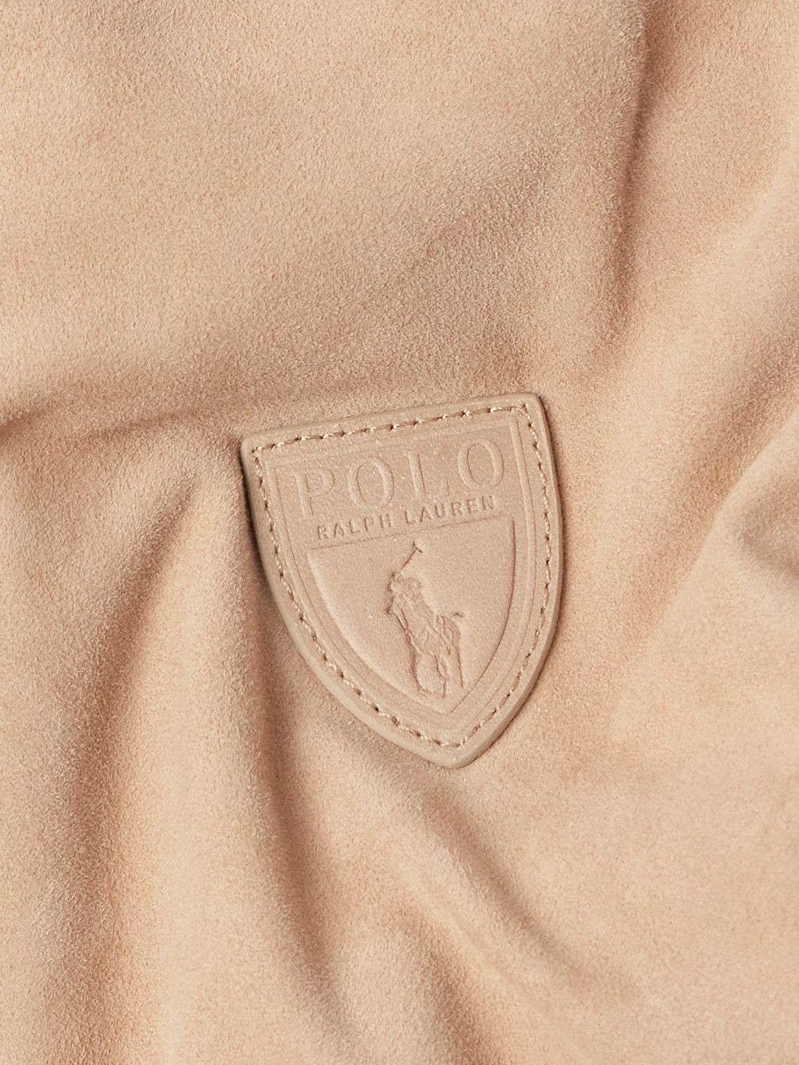 Polo Ralph Lauren - Reversible Logo-Appliquéd Suede and Shell Overshirt ...