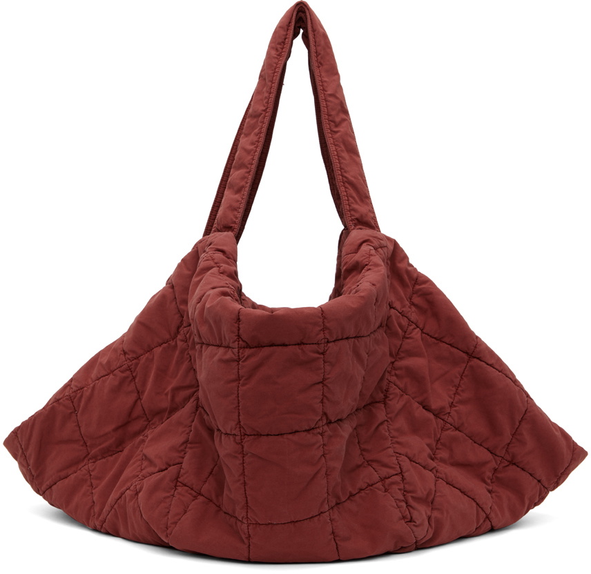 LEMAIRE Red Large Wadded Tote Lemaire