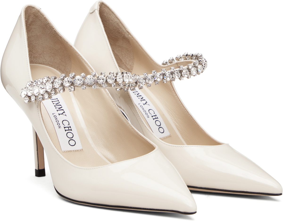 Jimmy Choo Off-White Bing Pump 85 Heels Jimmy Choo
