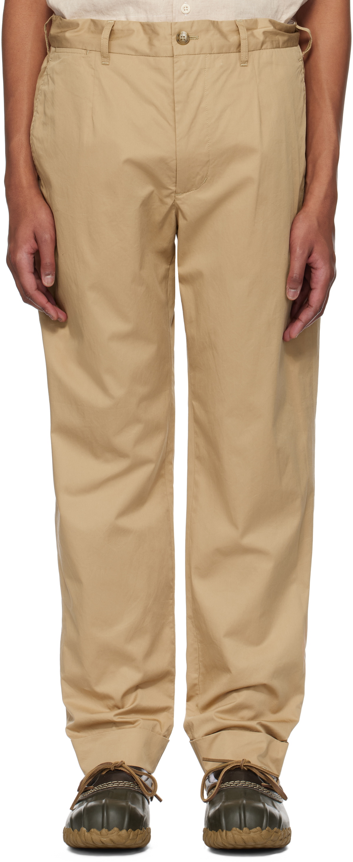 Engineered Garments Beige Andover Trousers Engineered Garments