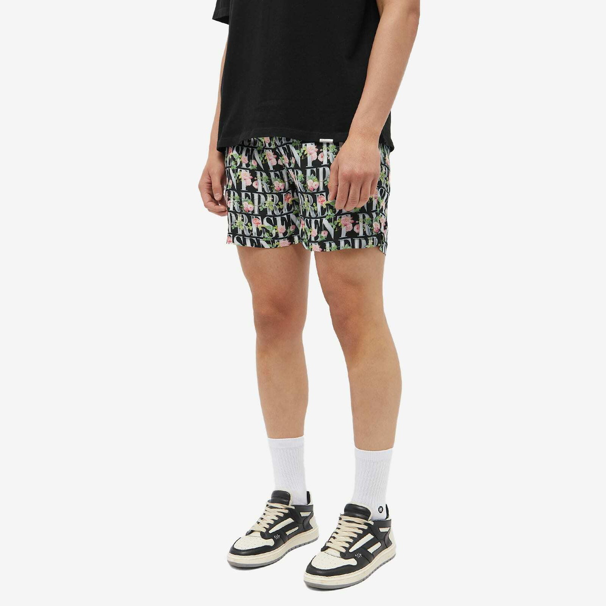 Represent Men's Floral Short in Black Represent