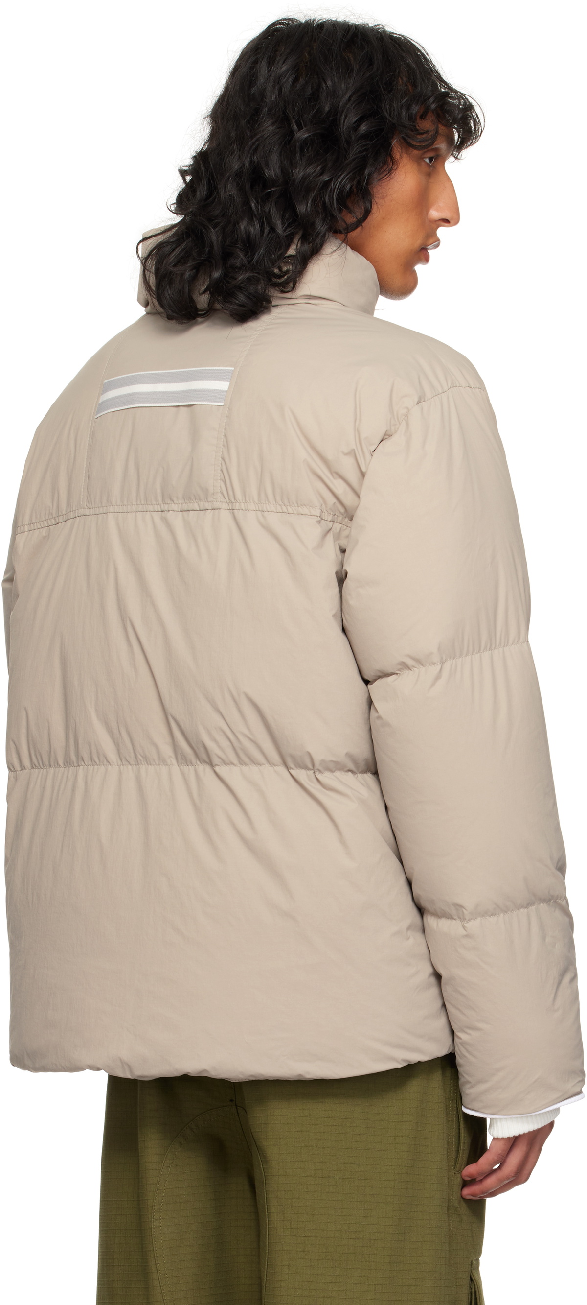 Canada Goose Beige Lawrence Puffer Down Jacket Canada Goose