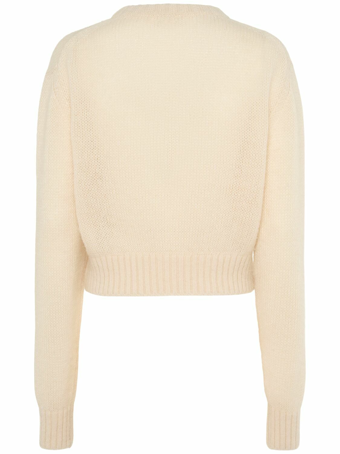 CHLOÉ Chloe Signature Hairy Wool Blend Sweater Chloe