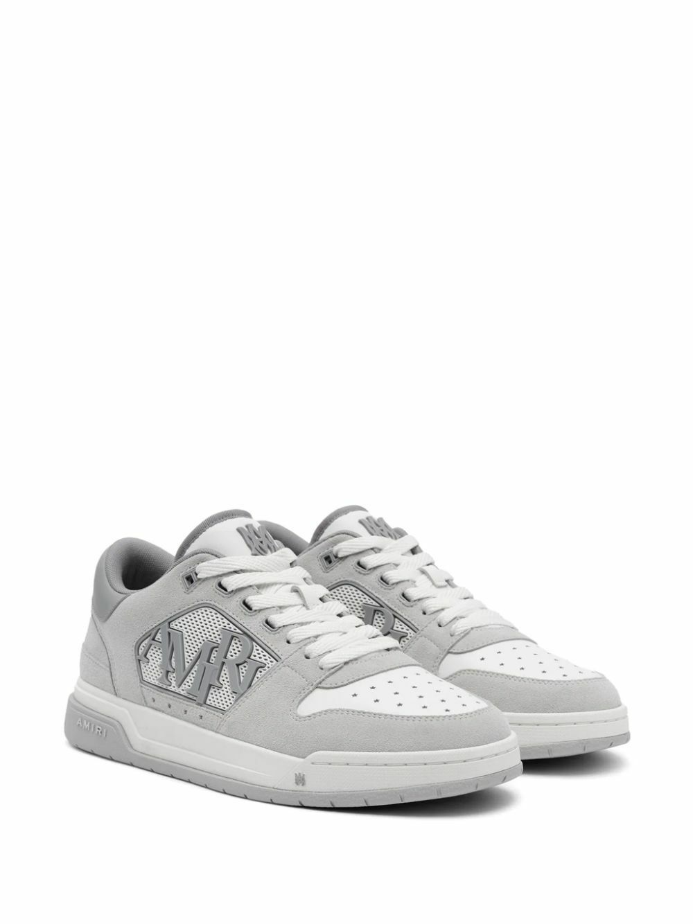 AMIRI Grey Classic Low Suede Sneakers Amiri