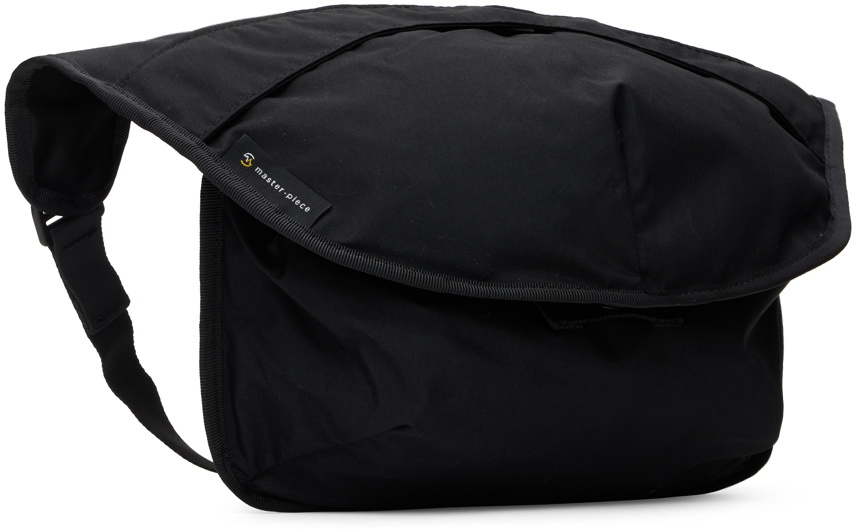 Master-Piece Co Black 'Face' Messenger Bag Master-Piece Co