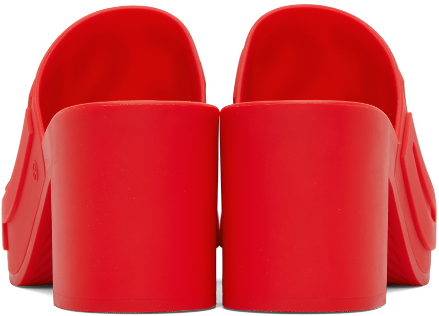 Diesel Red Pamela Heeled Sandals Diesel