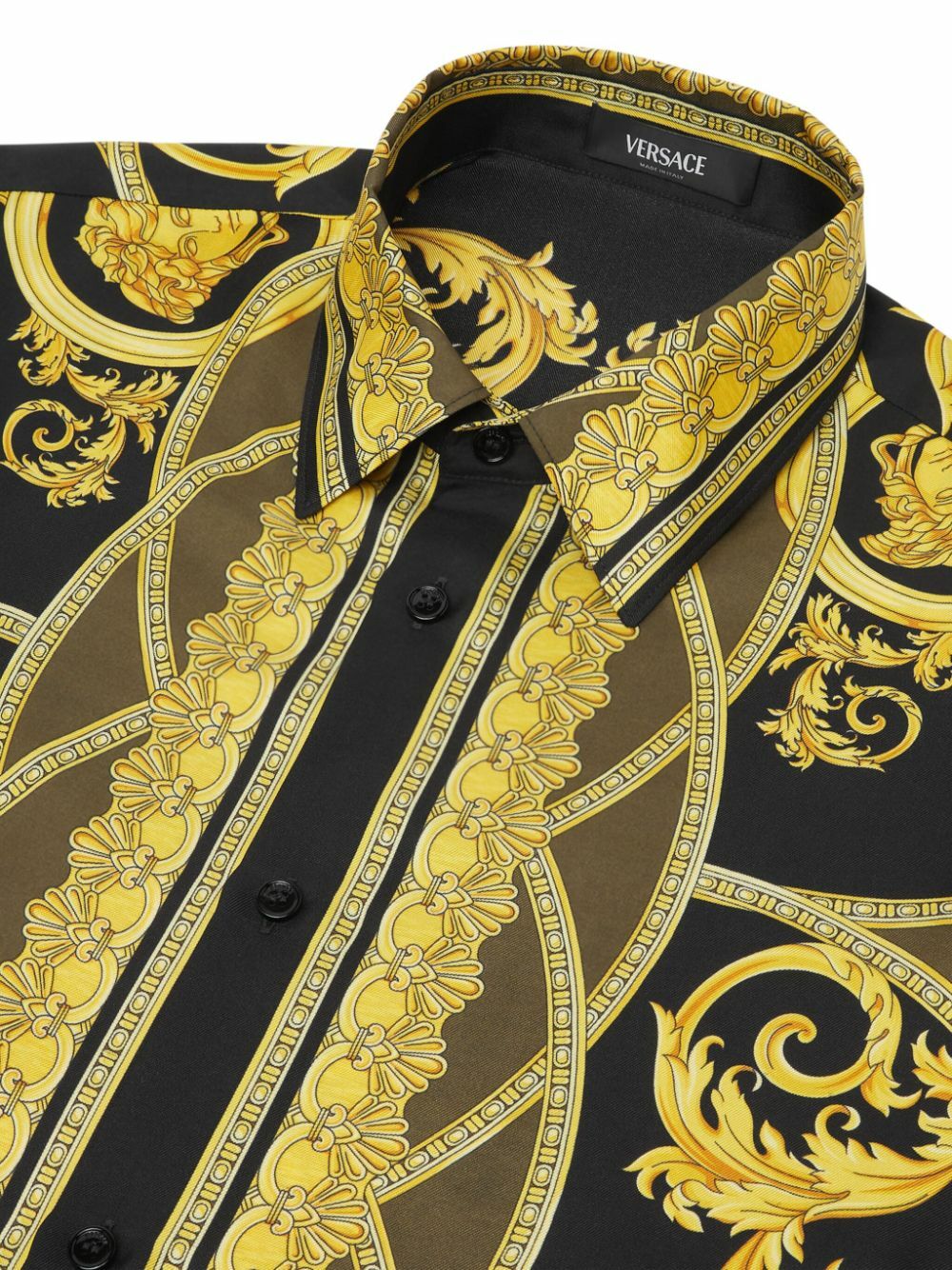 VERSACE - Barocco Print Silk Shirt Versace