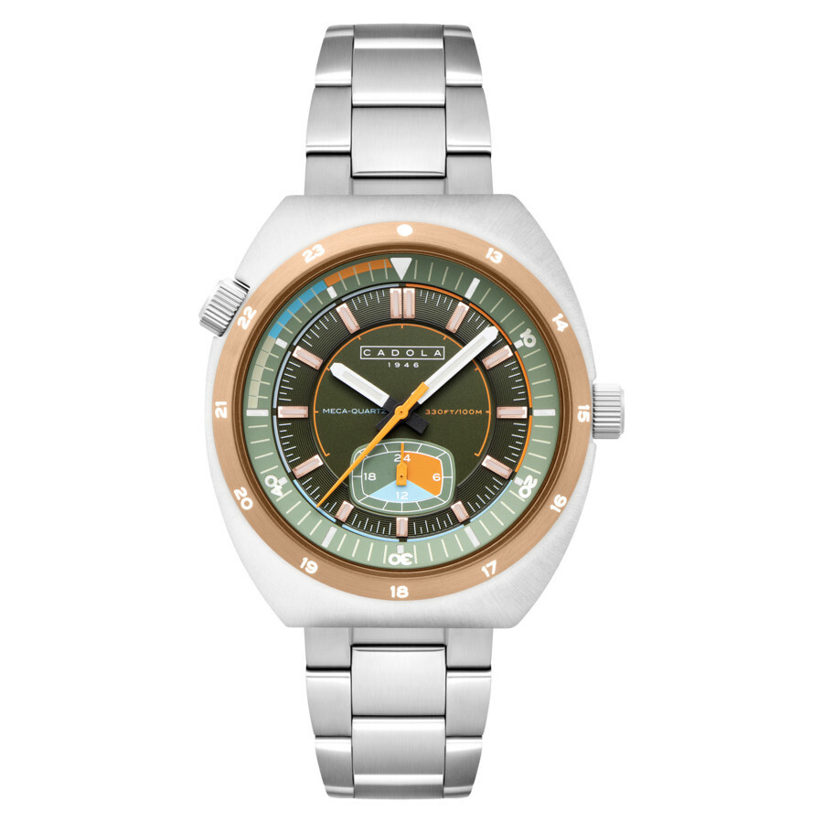 Cadola Giulia Quartz Green Dial Mens Watch CD-1052-33 Cadola