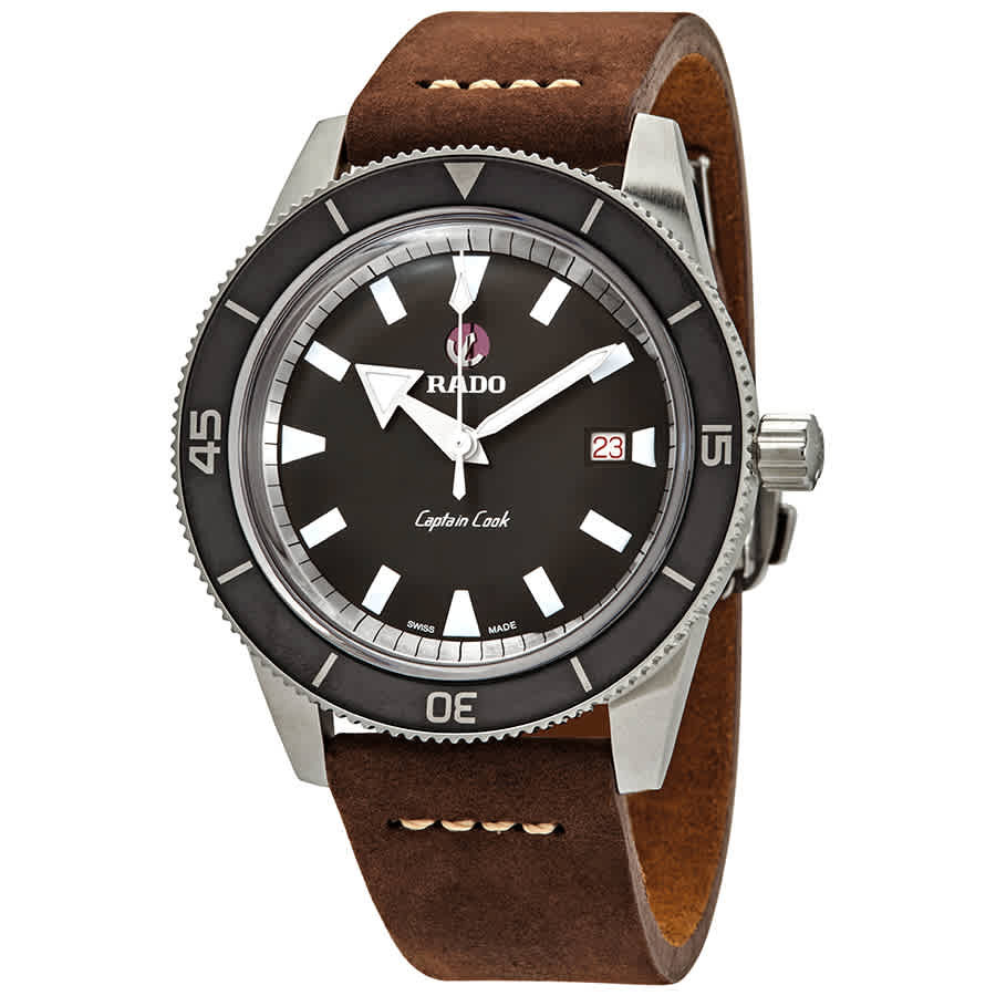 Rado Captain Cook Automatic Grey Dial Mens Watch R32505015 Rado