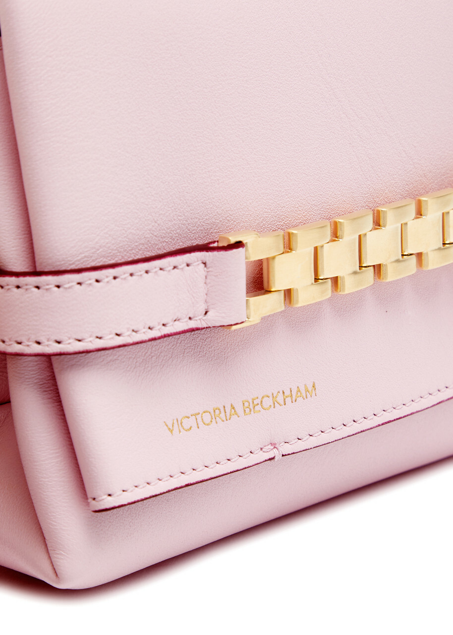 Victoria Beckham Chain Mini Leather Pouch - Light Pink - One Size ...