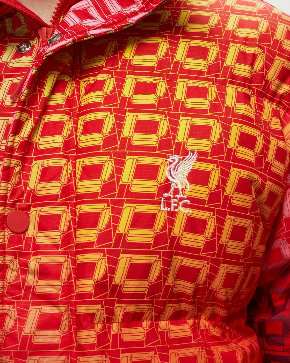 Converse Lfc Super Puffer Red Down & Puffer Jackets Converse
