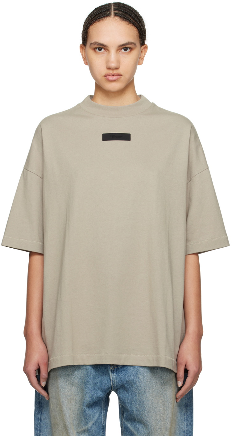Fear of God ESSENTIALS Gray Crewneck T-Shirt Fear Of God Essentials