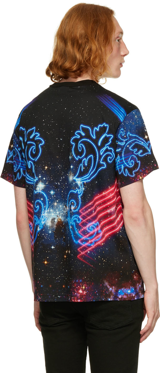 Versace Jeans Couture Black Galaxy Couture T-Shirt Versace