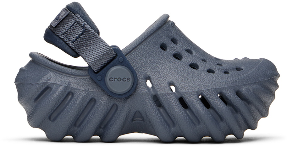Crocs Kids Gray Echo Clogs Crocs