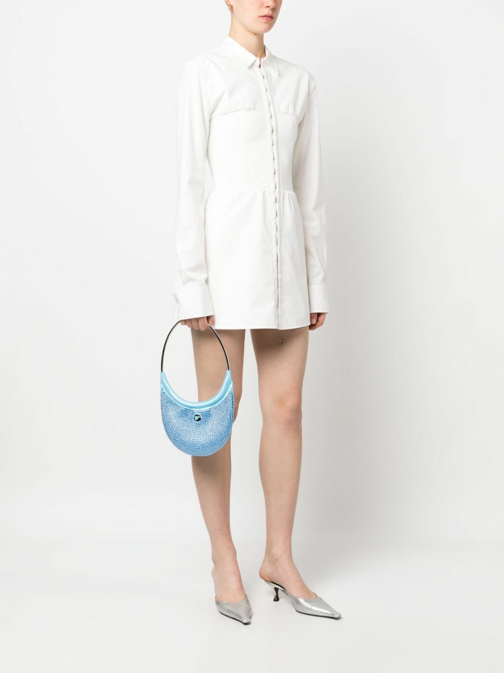 COPERNI - Ring Swipe Leather Handbag Coperni