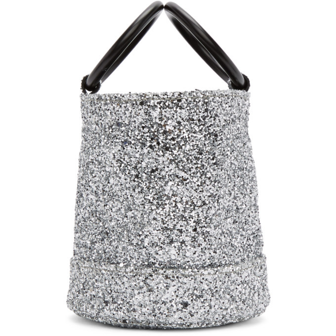 Simon Miller Silver Glitter Small Bonsai 15 Bag Simon Miller