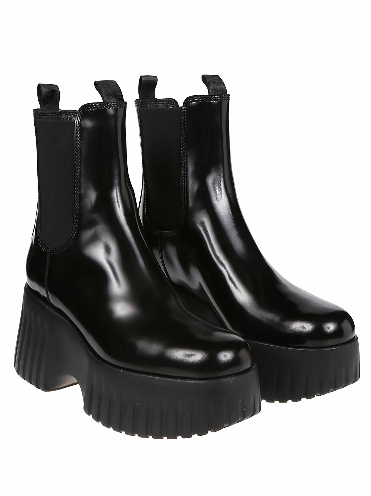 Hogan H-stripes Wedge Chelsea Ankle Boots Hogan
