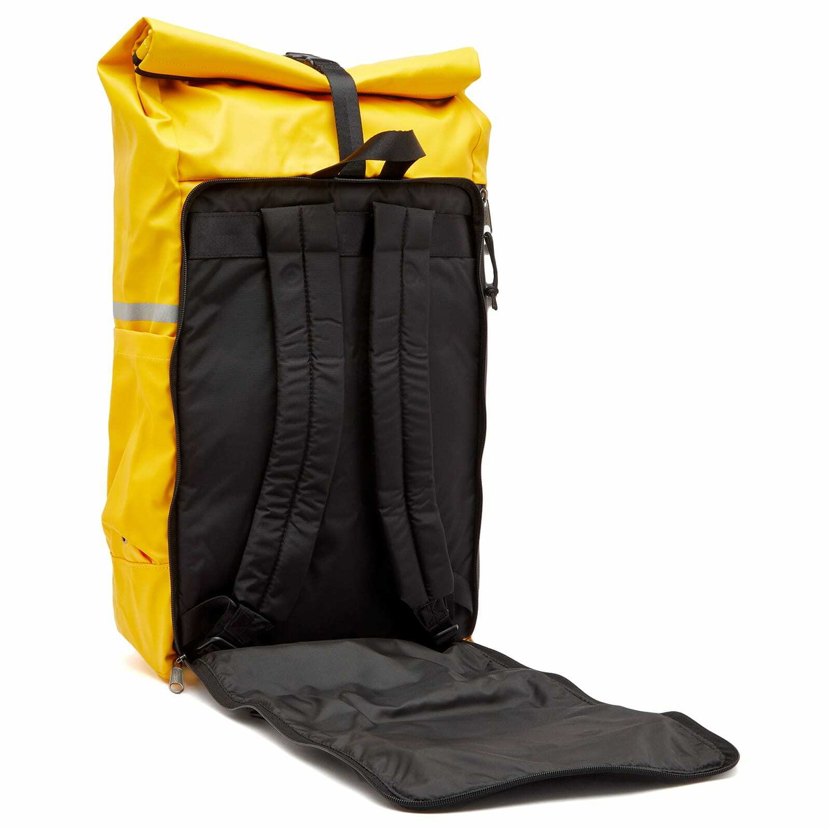 Eastpak Up Roll Bike Backpack in Tarp Yellow Eastpak