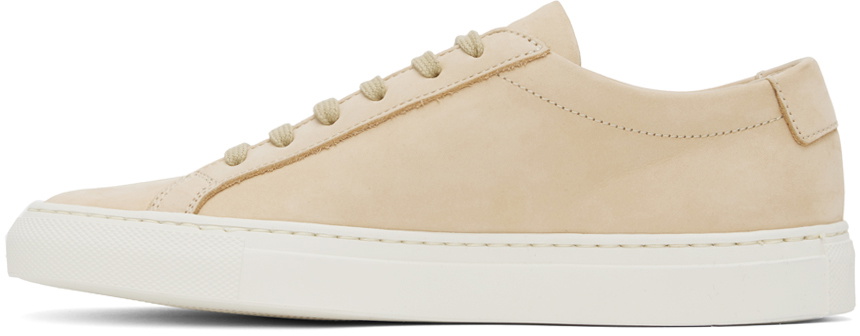Common Projects Beige Achilles Low Sneakers Common Projects