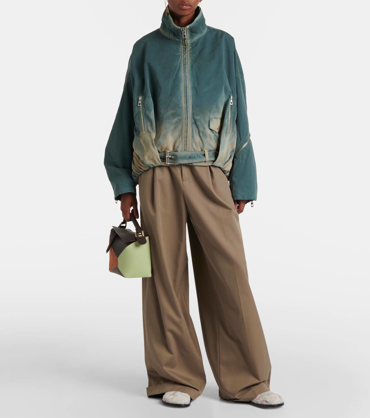 Loewe Balloon cotton gabardine jacket Loewe