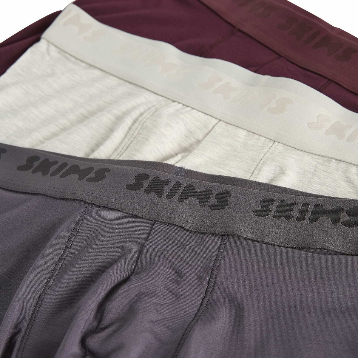 SKIMS Men's Stretch Boxer Brief 3" - 3-Pack in Raven Multi SKIMS