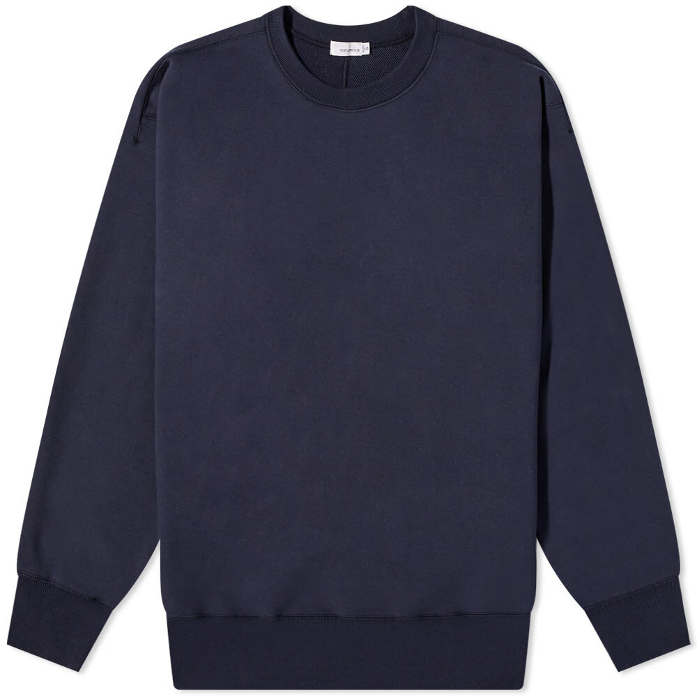 Nanamica Men's Crew Sweat in Navy Nanamica