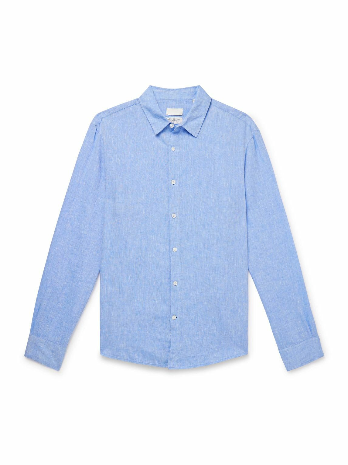 Club Monaco - Luxe Linen Shirt - Blue Club Monaco