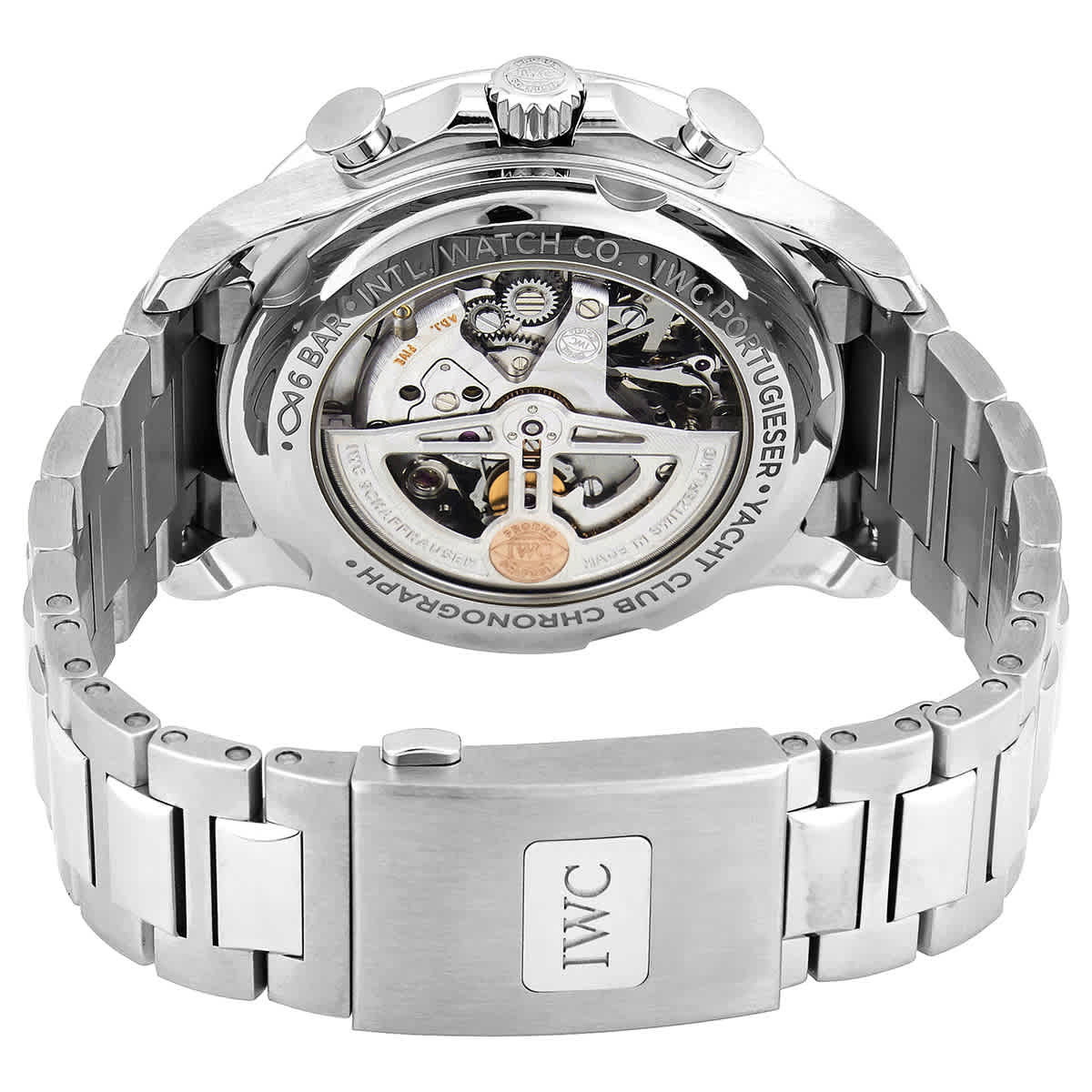 IWC Portugieser Yacht Club Chronograph Automatic Blue Dial Mens Watch ...