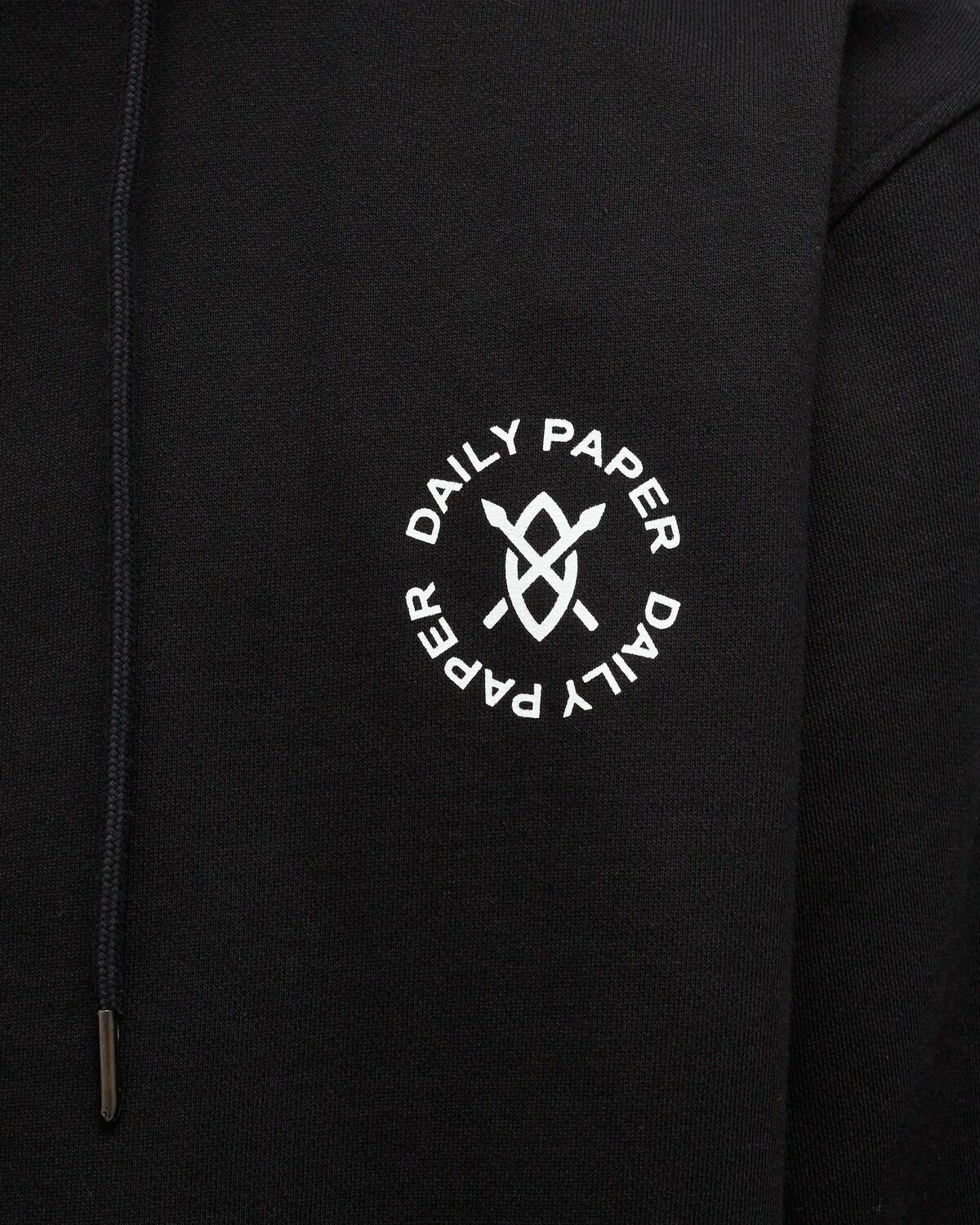 Daily Paper Circle Hood Black - Mens - Hoodies Daily Paper