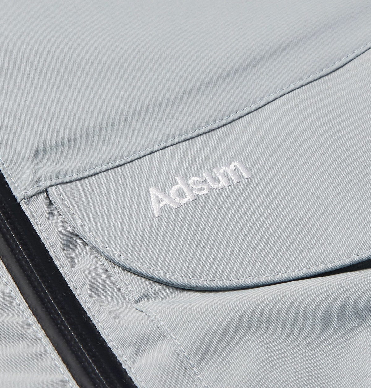 Adsum - Marsu Logo-Embroidered Shell Hooded Jacket - Blue Adsum