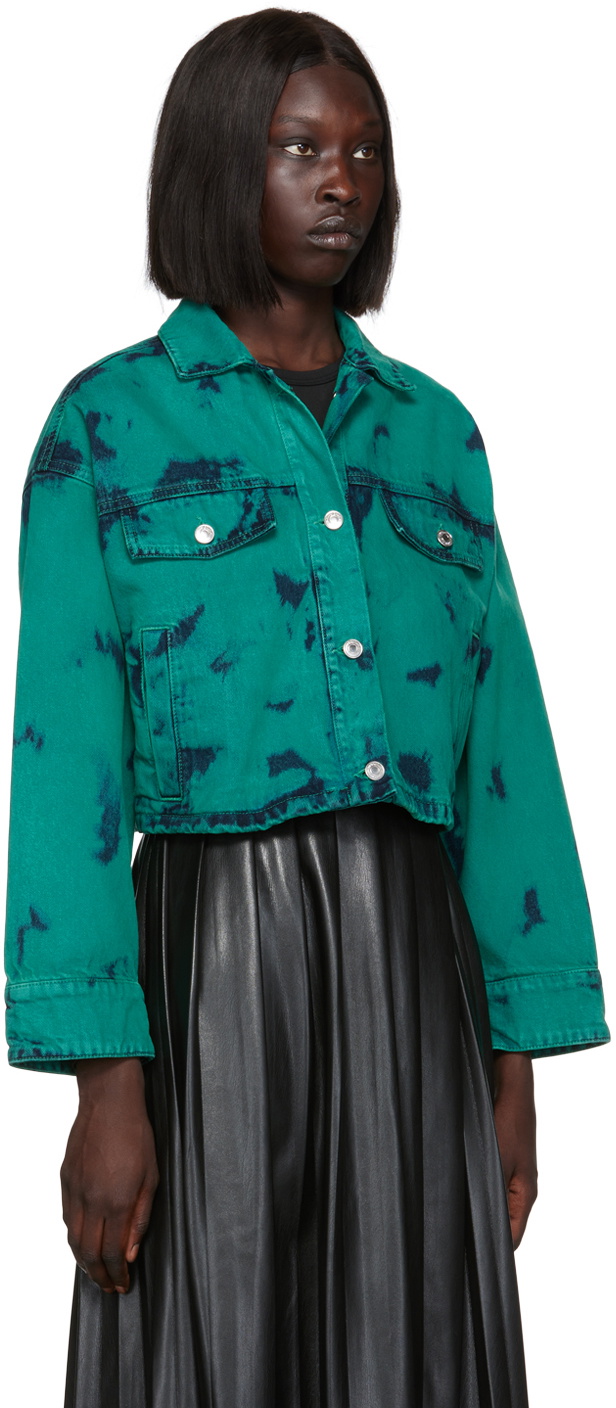 MSGM SSENSE Exclusive Blue Denim Jacket MSGM