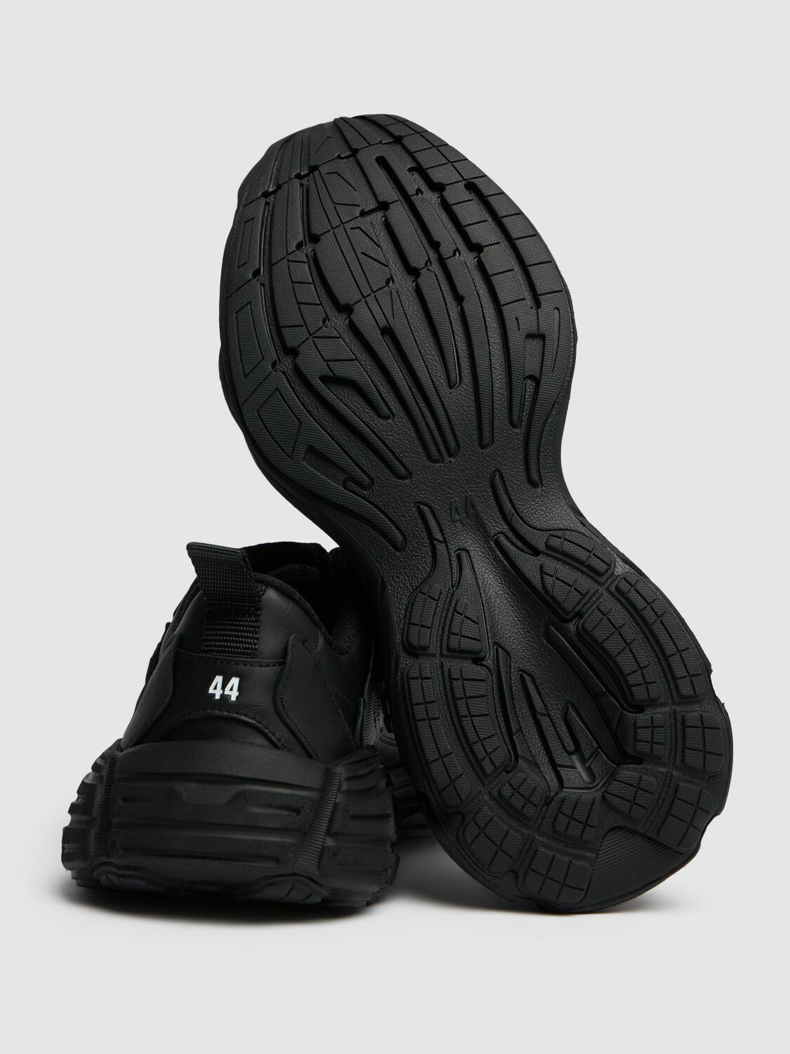 BALENCIAGA Monday Leather & Synthetic Sneakers Balenciaga