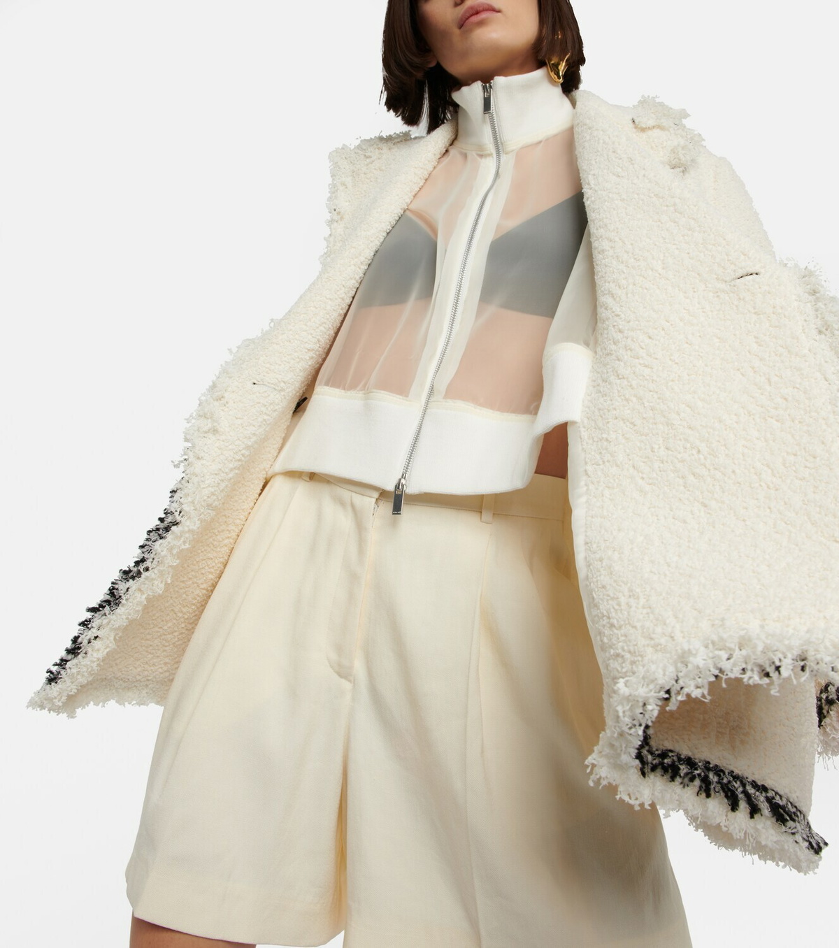 Sacai - Tweed jacket Sacai