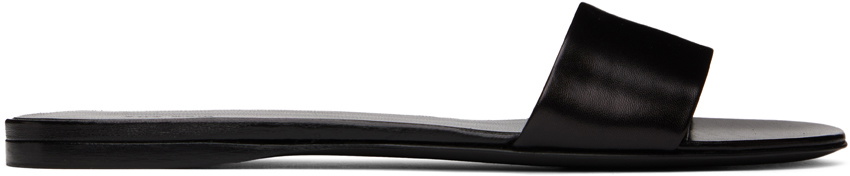 The Row Black Combo Slide Sandals The Row