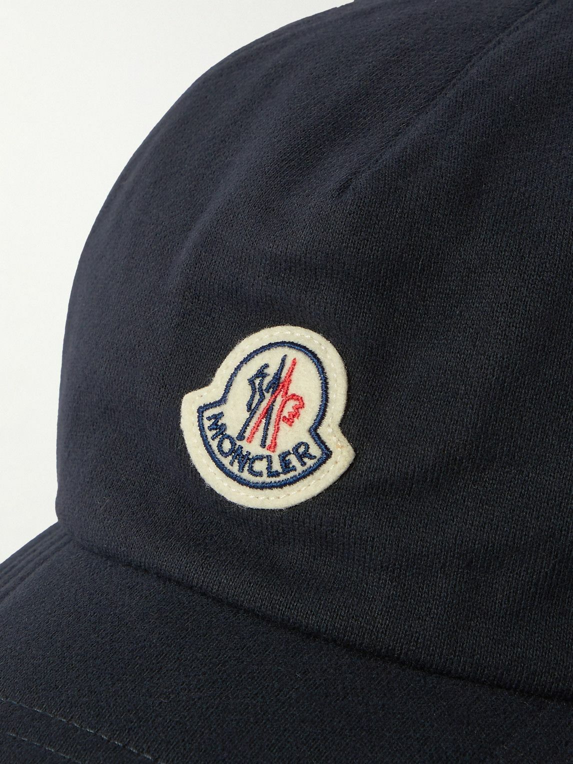 Moncler - Logo-Appliquéd Brushed Cotton-Jersey Baseball Cap Moncler
