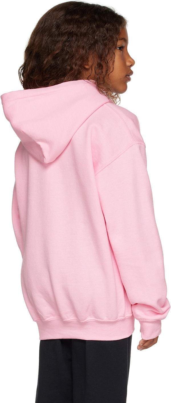 Collina Strada SSENSE Exclusive Kids Pink Hoodie Collina Strada