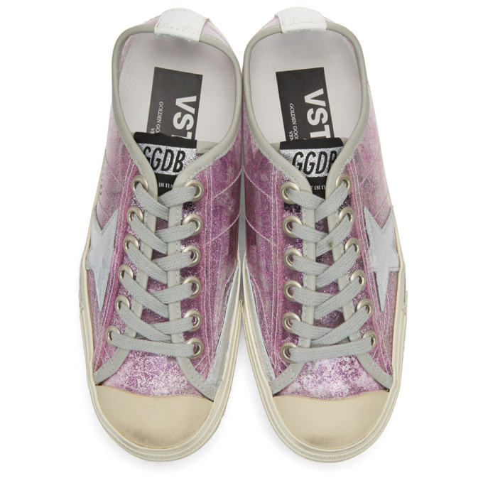 Golden Goose Pink V-Star 2 Sneakers Golden Goose Deluxe Brand