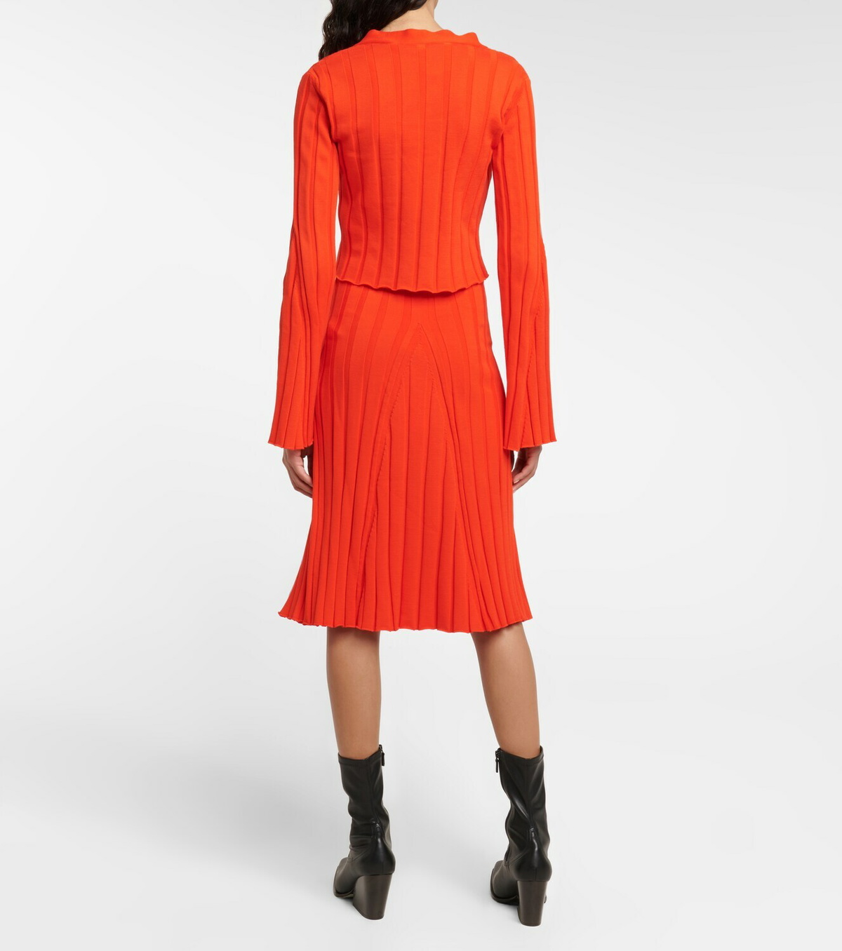 Stella Mccartney Ribbed Knit Cotton Cardigan Stella Mccartney